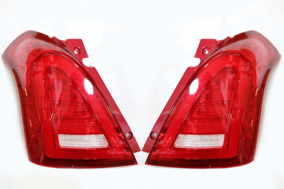 LED Tail Light Assembly For 2004-2012 Suzuki Swift Sport - Red Lens Fu ...