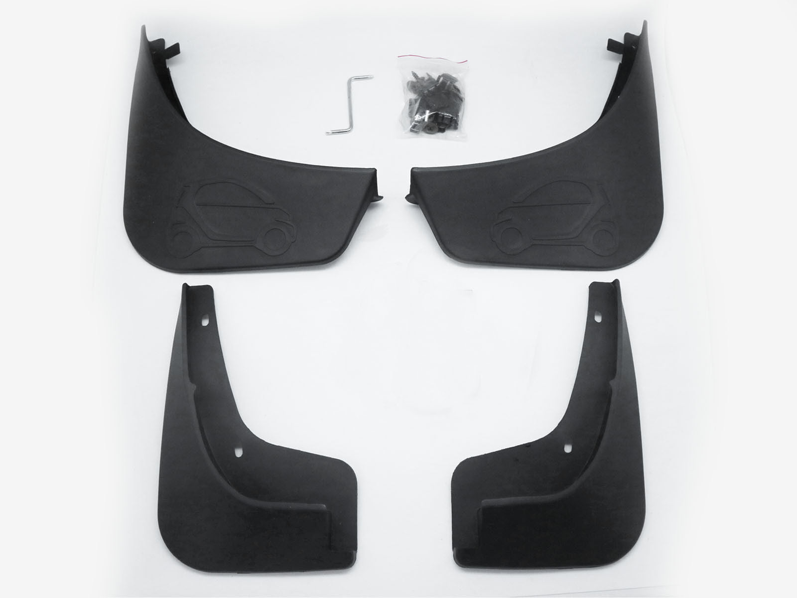 Splash Guards Mud Guards Mud Flaps For 2014-2018 Smart Fortwo W453 ...