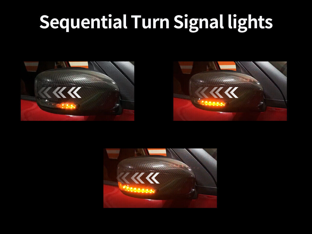 Dynamic LED Mirrors Turn Signal Light Side Markers For 2017+ Suzuki Sw ...