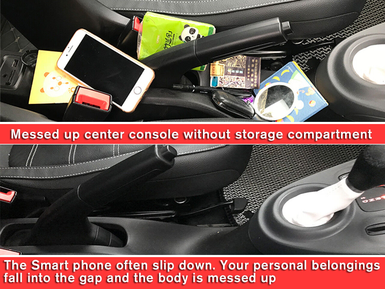 Storage Compartment For Smart Car Fortwo 453 - Interior Center Console ...