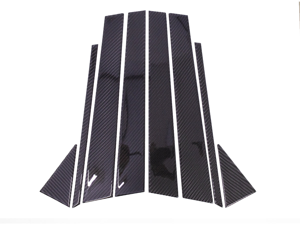 Carbon B Pillar Mask Panel for 11-14 Subaru Impreza WRX STI Sedan 4D G ...