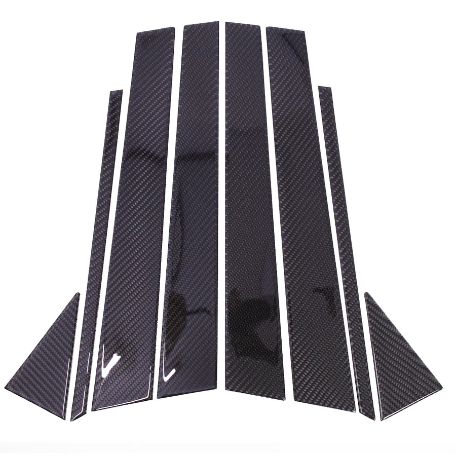 Carbon B Pillar Mask Panel for 11-14 Subaru Impreza WRX STI Sedan 4D G ...