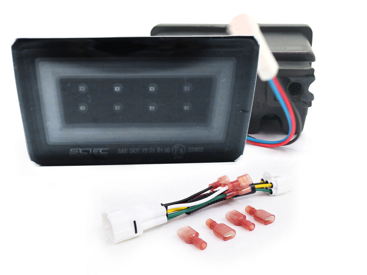F1 LED Rear Fog Light Kit Plug And Play Brake Light BK/CL For 2022